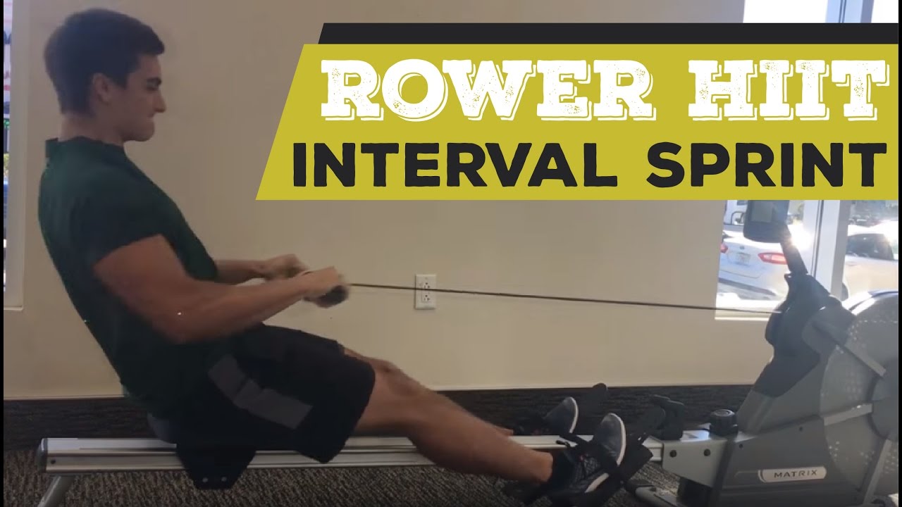 Rower HIIT Interval Sprint - YouTube