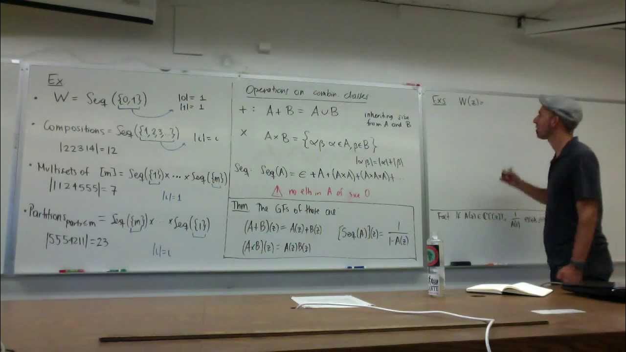 Lecture 12. Enumerative Combinatorics (Federico Ardila) - YouTube