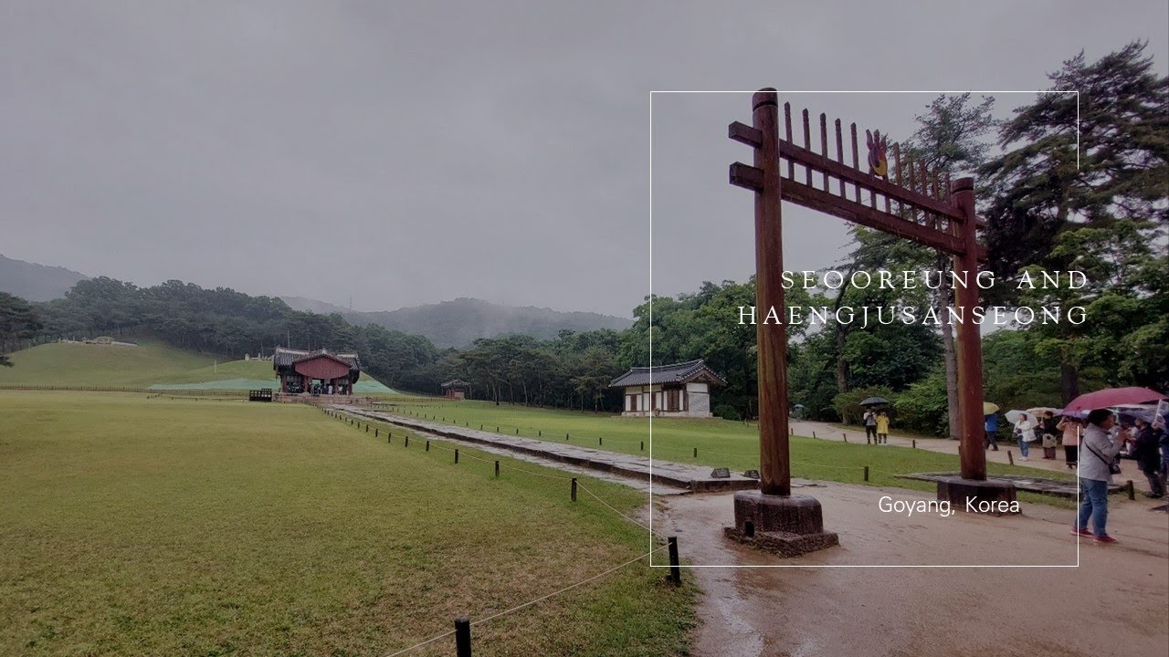 Soothing Heavy Rain While Hiking Through Ancient Korean Tomb | Short 4K ...