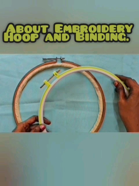 About Embroidery Hoop and Binding.#artist #fashion #embroidery # ...