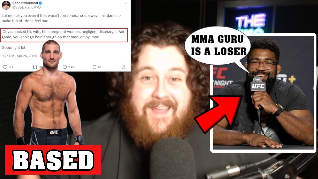The MMA Guru On Sean Strickland RESPONDING To His Jon Jones Take? Chris ...