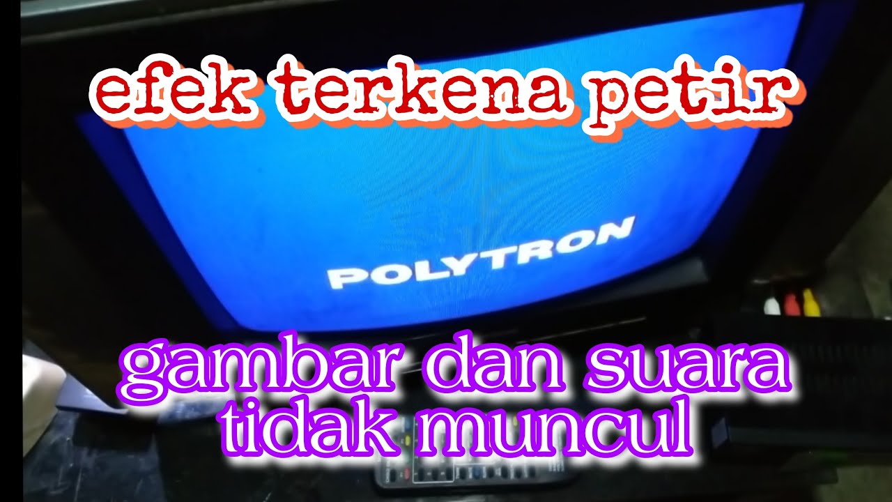 Tv polytron mode av tidak muncul gambar dan suara - YouTube