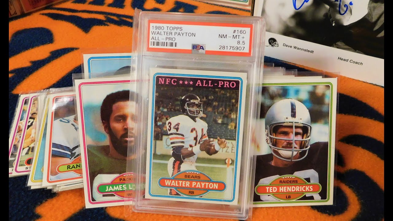 Show & Tell #5: "Vintage" 1980 Topps NFL football card set - YouTube