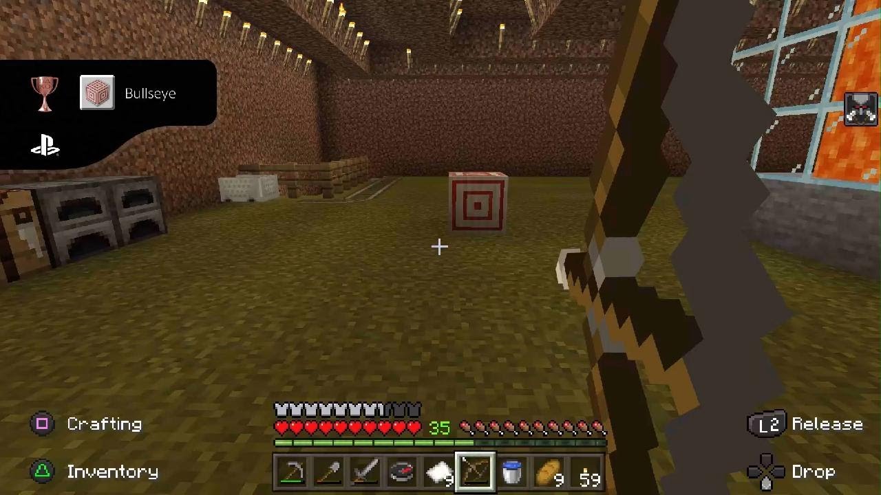 Minecraft "Bullseye" Bronze Trophy - YouTube