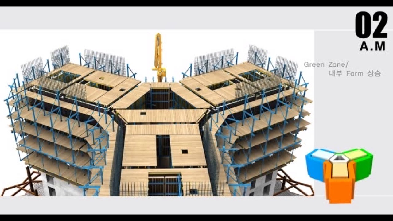 ACS 거푸집 | Auto Climbing Formwork System | ACS Formwork - YouTube