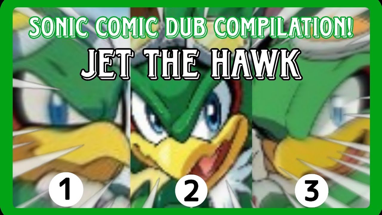 JET THE HAWK IDW COMPILATION! (1-3) | Sonic IDW Comic Dub | #sonic # ...