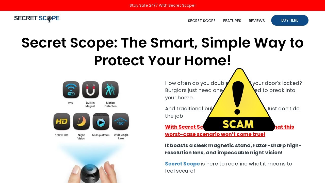 Secret scope camera review - YouTube