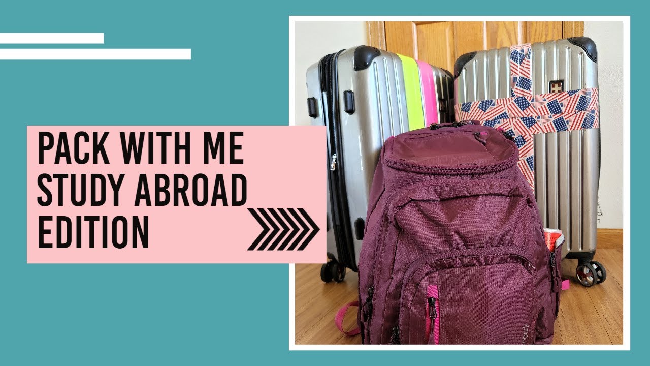 PACK WITH ME/ STUDY ABROAD/ ROME-ITALY/ FALL 2022 - YouTube