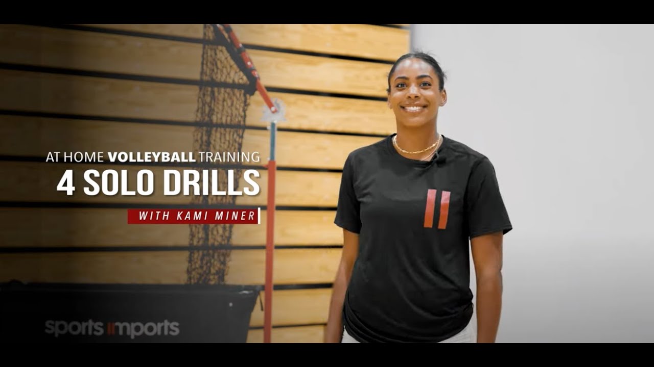 Solo Volleyball Drills with Kami Miner and the Trainer+ - YouTube