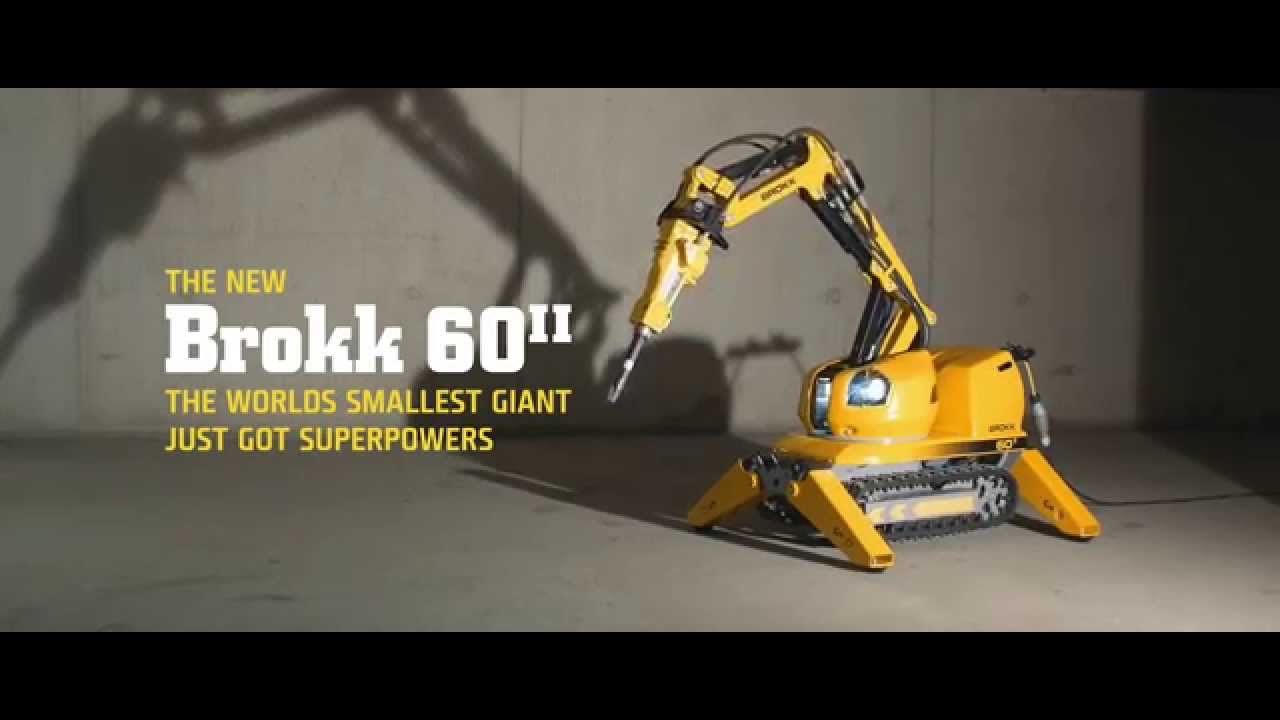 ¡Nuevo robot Brokk 60 II! - Mismo nombre, más potencia - YouTube