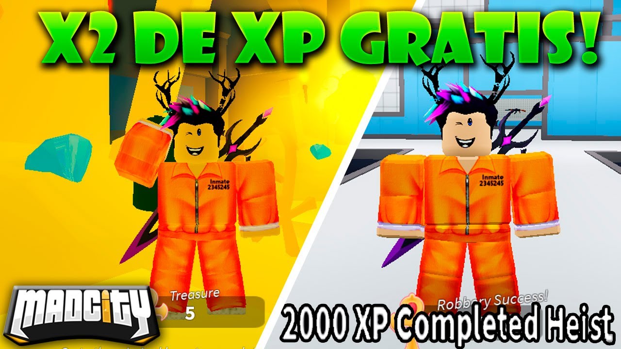 😱¡¡X2 DE XP *GRATIS* EN MAD CITY!!... ROBLOX MAD CITY - YouTube