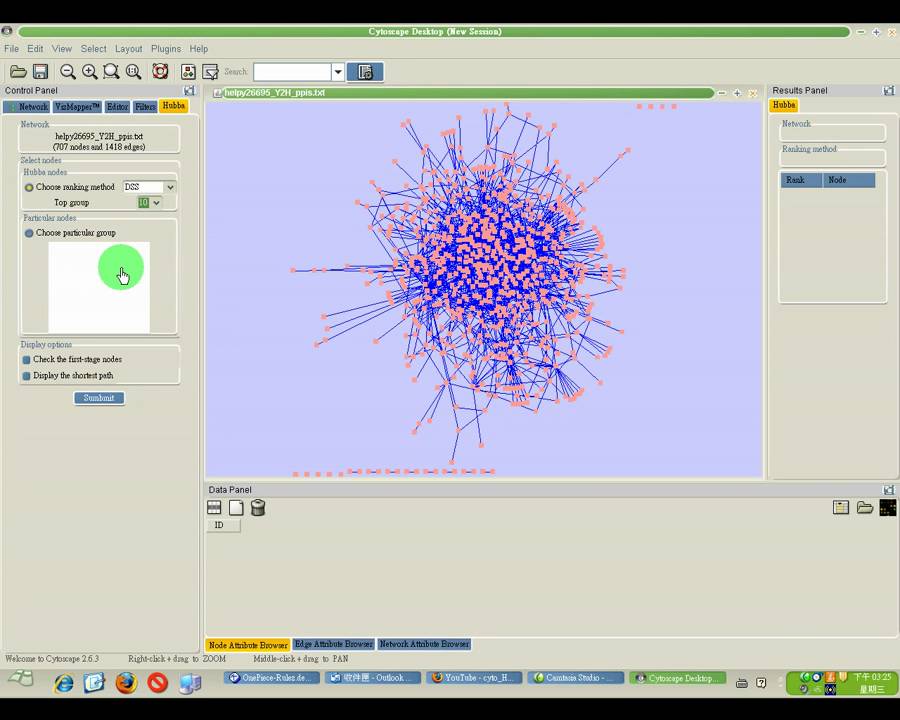 Cytoscape: cyto-Hubba Demo Video (watch in HD is recommended) - YouTube