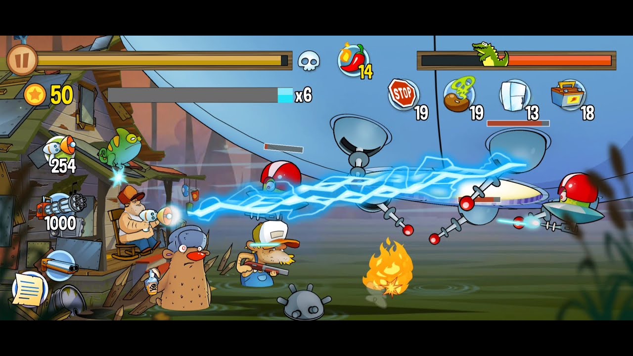 swamp attack all bosses - YouTube