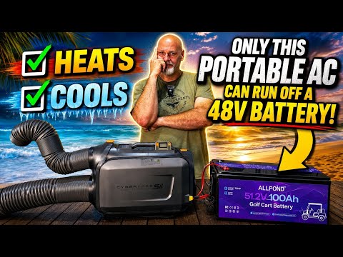 Can This CAMPING AC Really Run Off a 48V Battery? Cybertake S2 Pro Review”