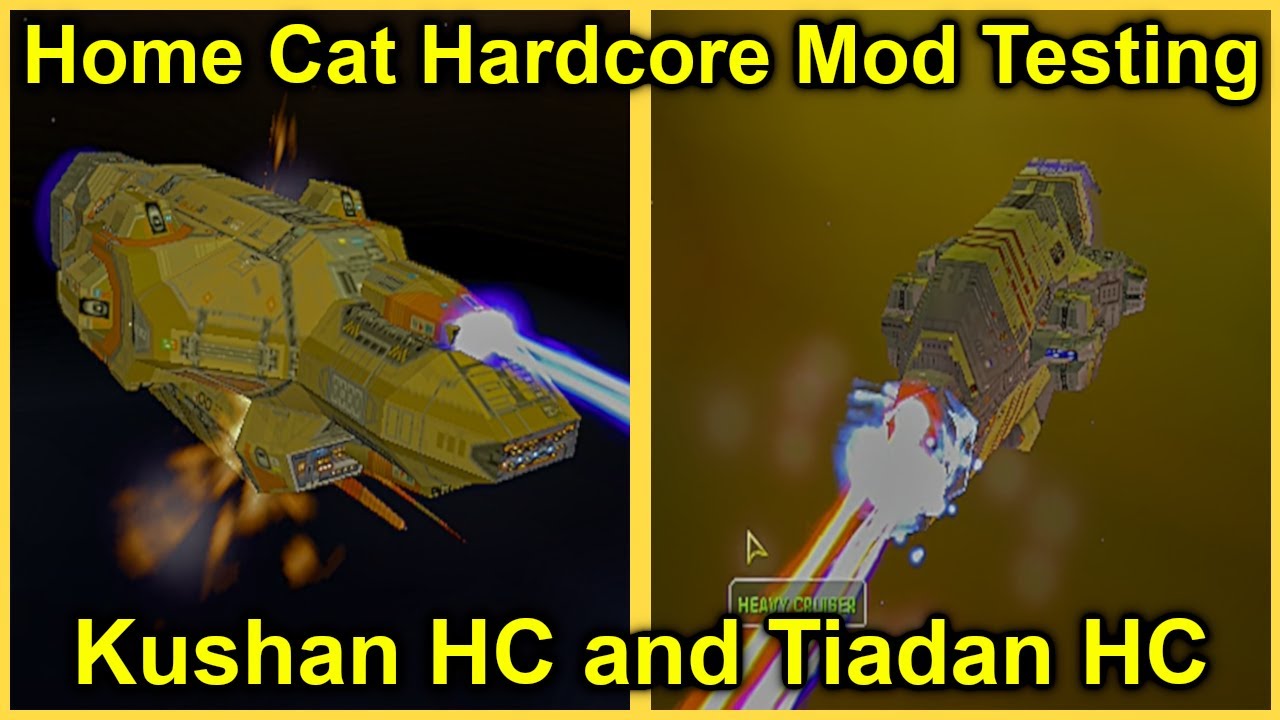 Homeworld Cataclsym Harcore Mod | Kushan and TIadan Heavy Cruiser Test ...