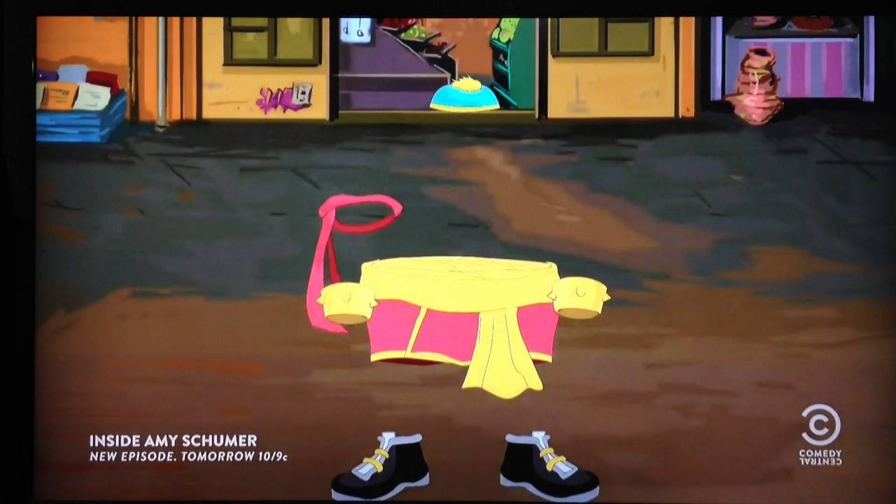 Invisible Cartman Wardrobe Malfunction - YouTube
