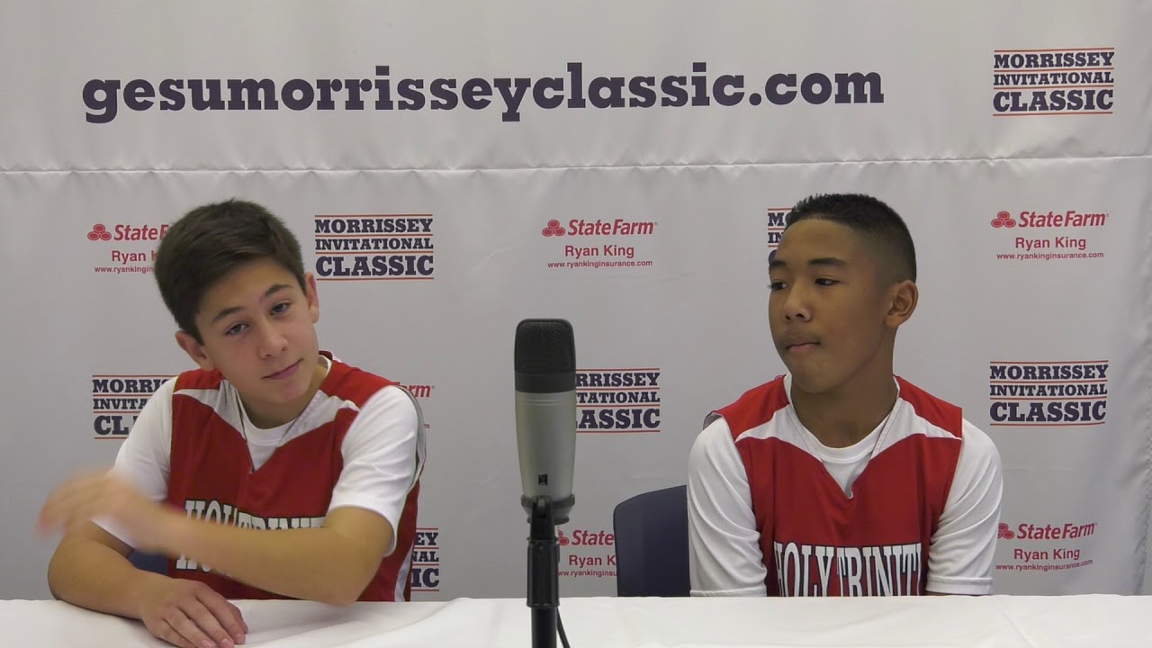 Holy Trinity Post Game Interview - YouTube