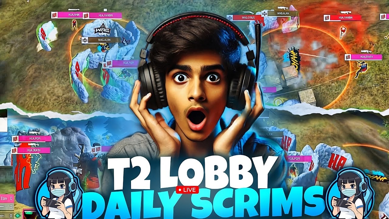 T2 LOBBY TOURNAMENT | RIU PAID SCRIMS ⚡ FREE FIRE MAX 🔥 | #freefire # ...