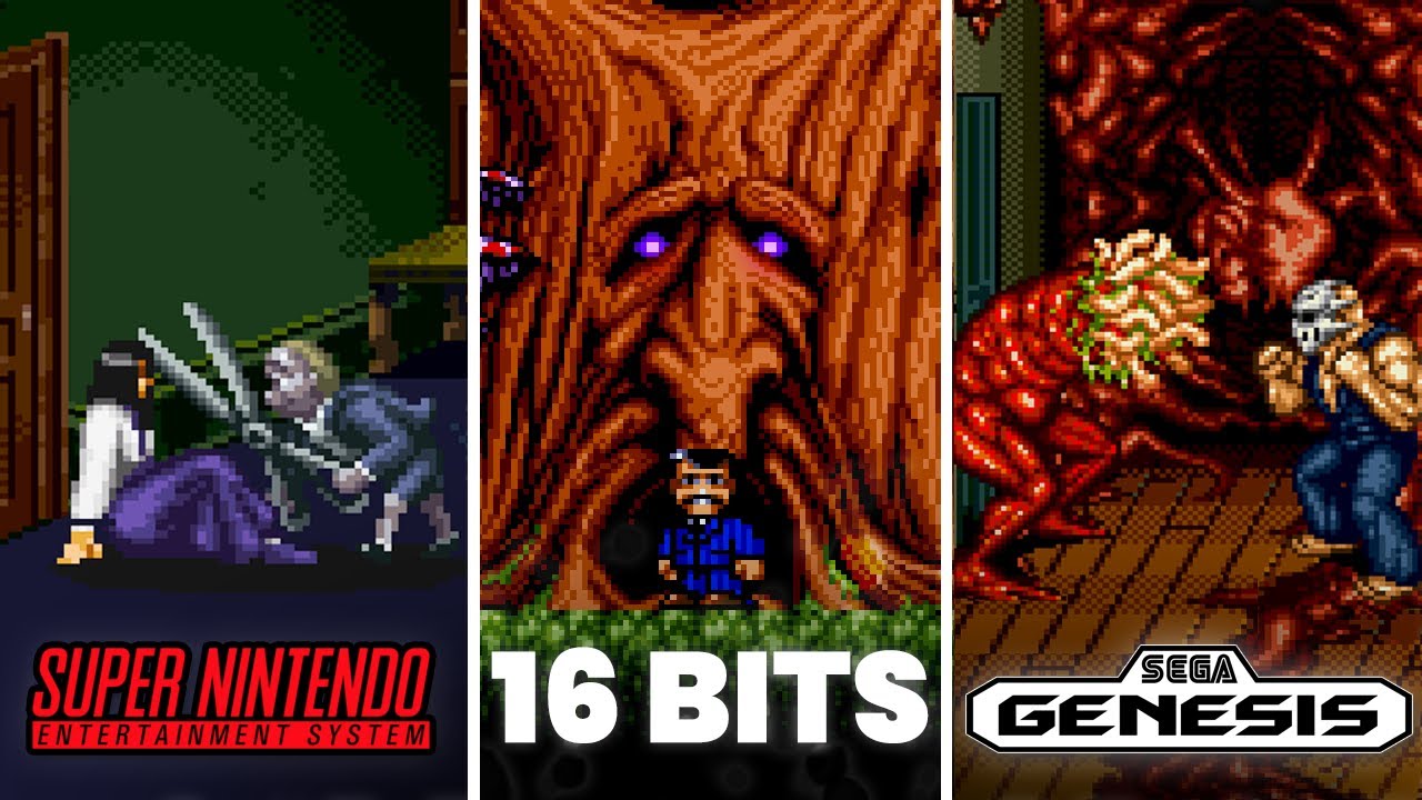 21 DARK AND CREEPY 16-BIT GAMES (SUPER NINTENDO/SEGA GENESIS) - YouTube