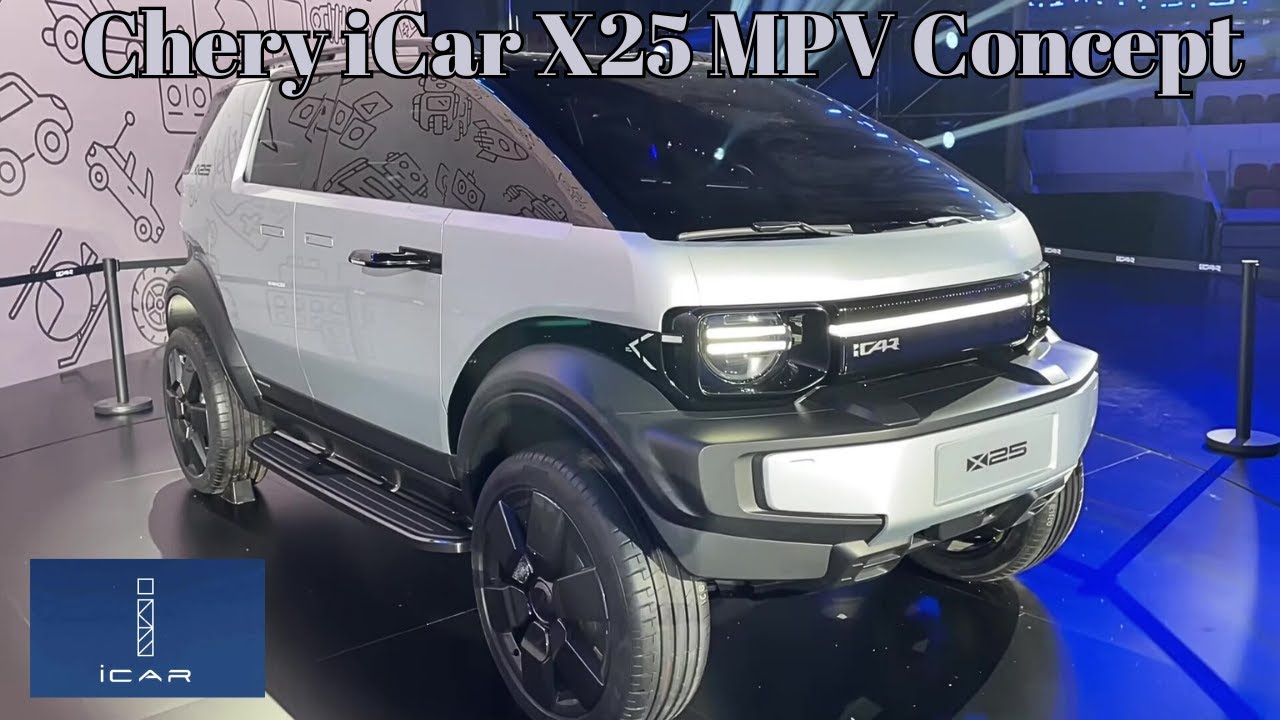 Should Chery iCar Produce This Car? Chery iCar X25 MPV Concept - YouTube