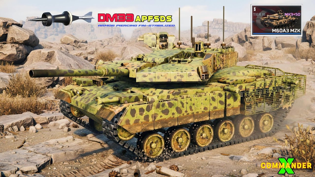 MWT M60A3 MZK Turkish Tier III main battle Tank | MWT tank Battles ...