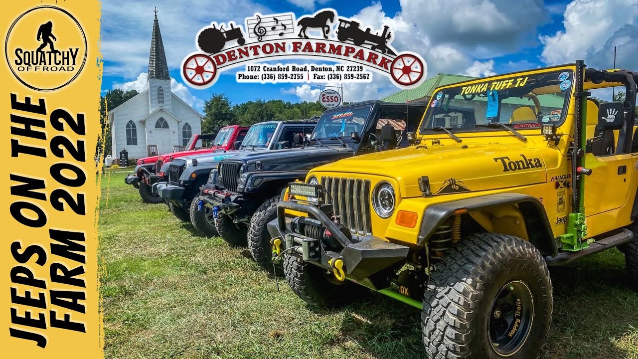 Denton Farm Park - Jeeps on the Farm - YouTube
