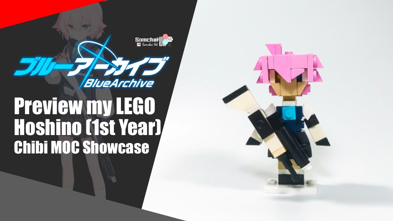 Preview my LEGO Blue Archive Hoshino (1st Year) Chibi | Somchai Ud ...