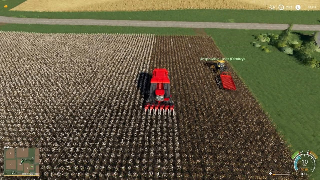 FS19 Timelapse #6 - Cotton and proper silage bales! - YouTube