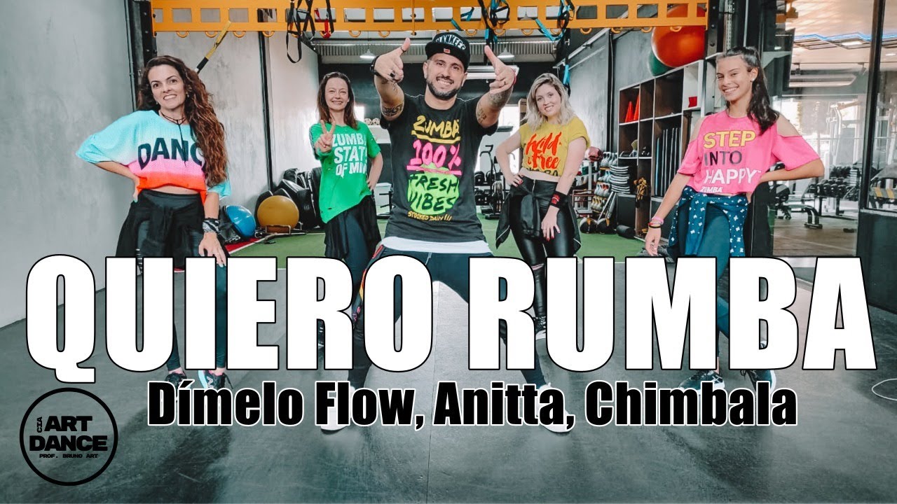 QUIERO RUMBA - Dímelo Flow, Anitta, Chimbala - Zumba - Funk l Coreografia Oficial l Cia Art ...