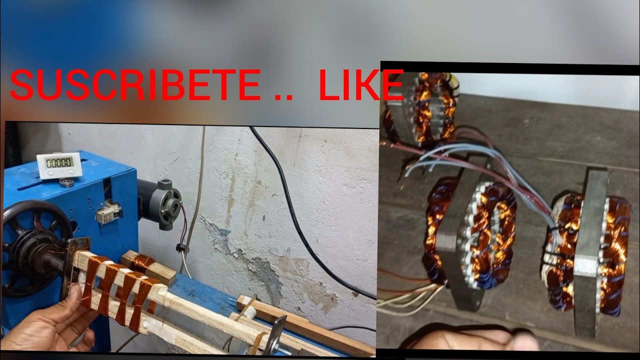 Suscribete .. bobinado abanico 24 ranuras paso a paso. - YouTube