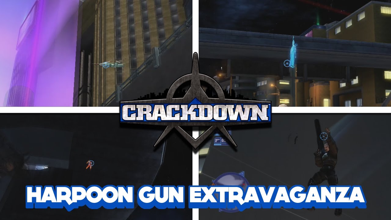 Crackdown Harpoon Gun Extravaganza - YouTube