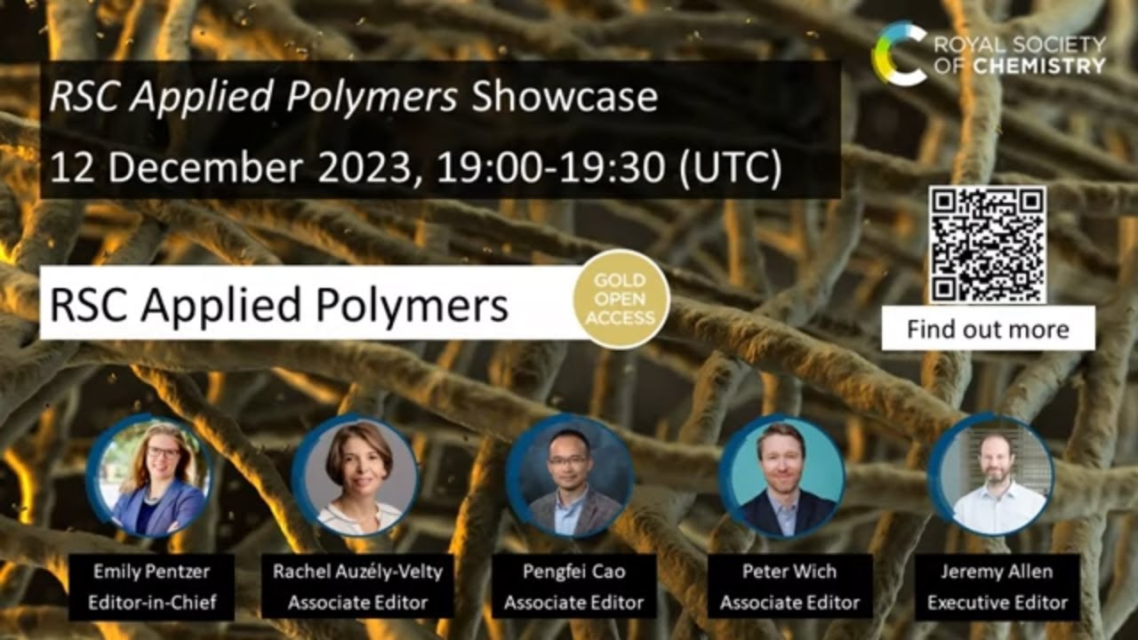 Join our RSC Applied Polymers showcase - YouTube