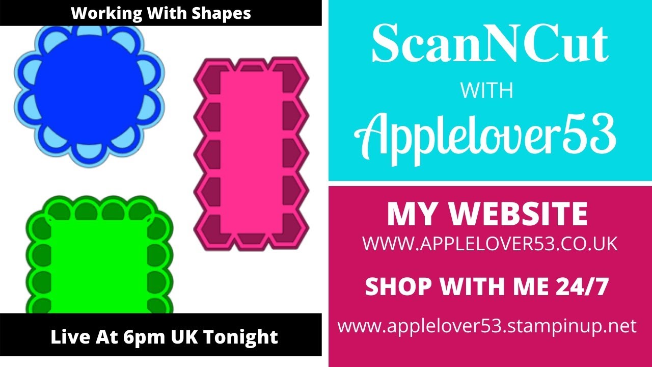 Live 6th May 2020 ScanNCut (Canvas Workspace) Working With Simple ...