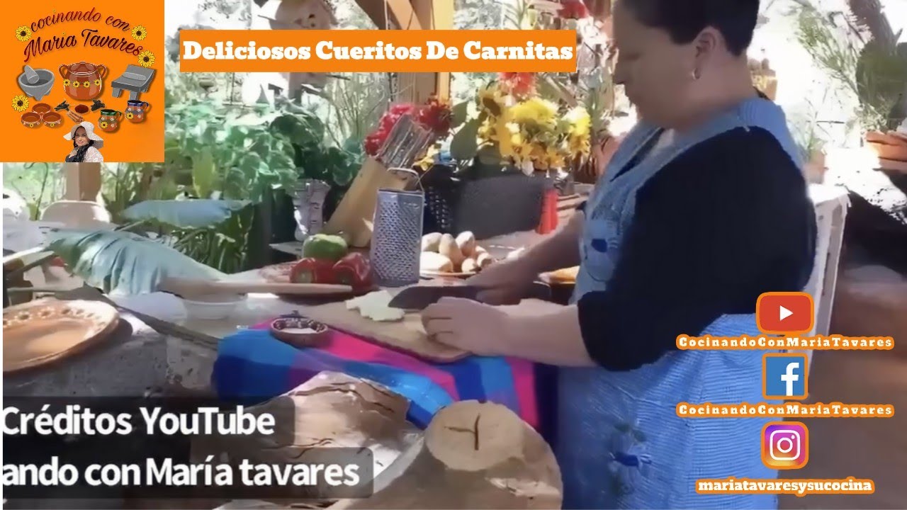 Deliciosos Cueritos De Carnitas🍖|| Cocinando Con Maria Tavares - YouTube