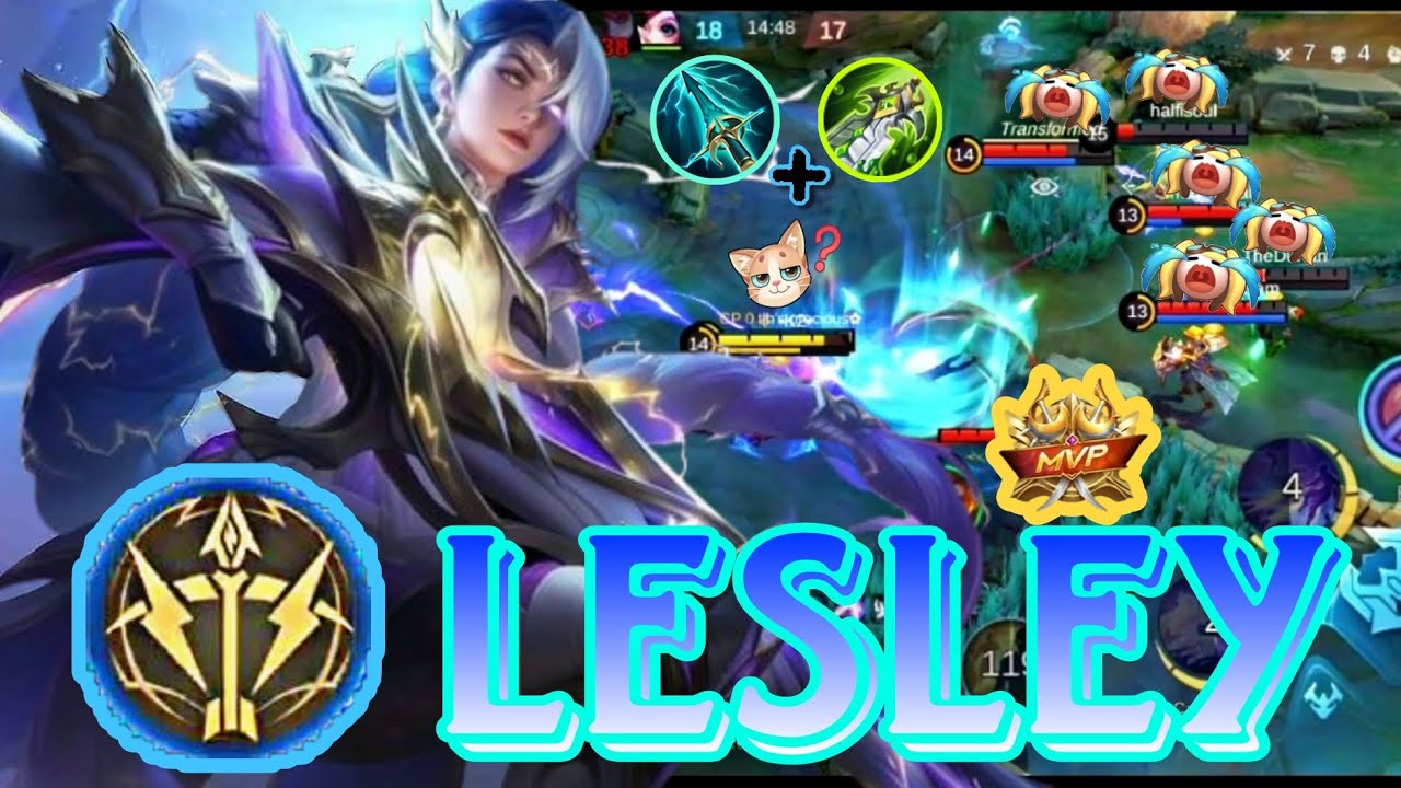 Lesley's top gameplay | 1 hit Damage build | mobile legends...#mlbb # ...