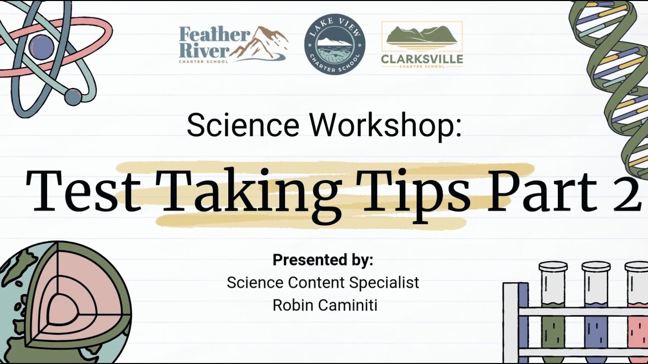 Science Workshop: Test Taking Tips (part 2) - YouTube