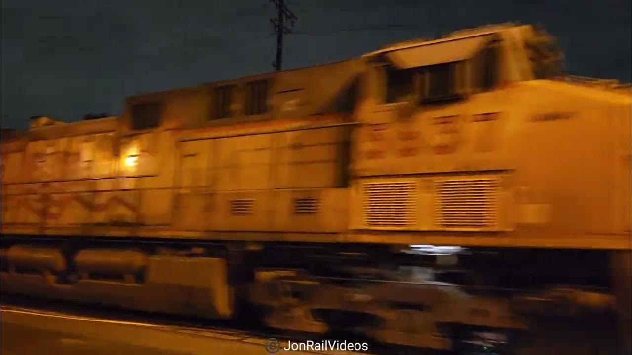 March 22, 2023 Pre: WB BNSF Z train passes Los Nietos, CA with BNSF 5235 leading NS 4465 & UP ...