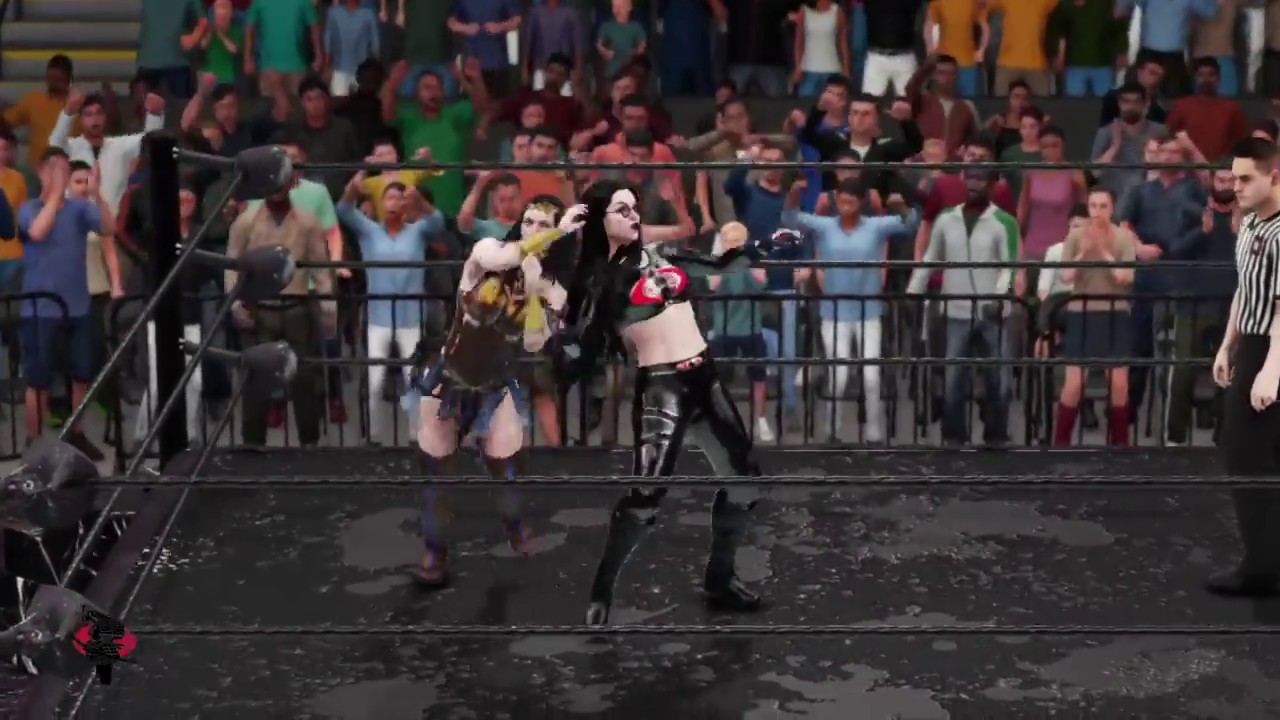 WWE 2K18 the baroness v wonder woman - YouTube