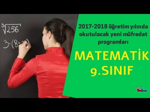 2017-2018 Fen Lisesi Yeni Müfredat (Öğretim Programı) | Matematik (9-12)