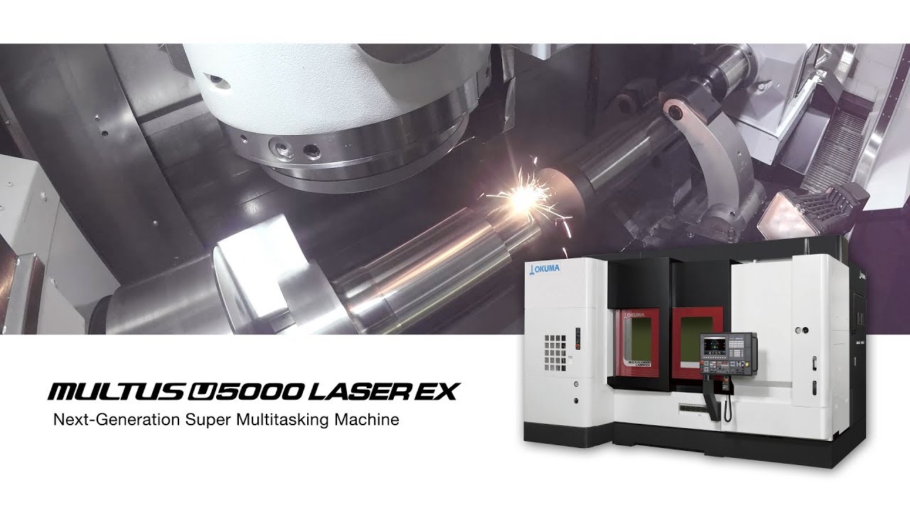 MULTUS U5000 LASER EX Laser Hardening and rollFEED® Turning【OKUMA ...