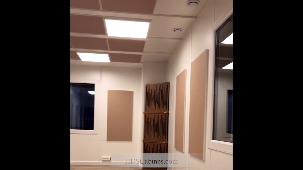 Acoustic treatment before/after - Traitement acoustique avant/après ...