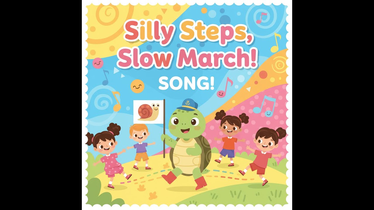 Silly Steps & Slow March 🐢 | Walk, Wiggle and Learn | Kids Movement ...