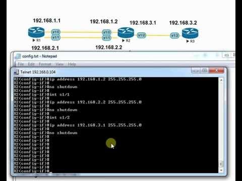 Configuring floating static route - YouTube