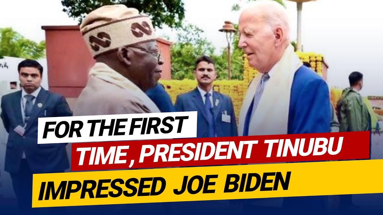 FOR THE FIRST TIME TINUBU IMPRESSED BIDEN - YouTube