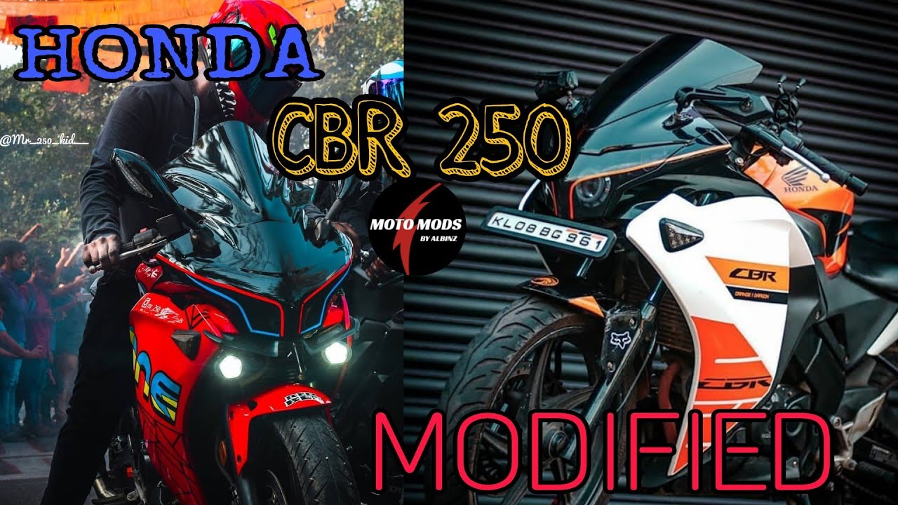 HONDA CBR 250 Top Best Modified Collection | Moto Mods - YouTube