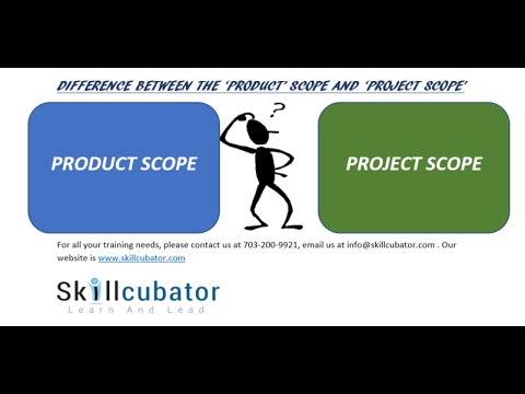 WHAT IS THE DIFFERENCE BETWEEN A 'PRODUCT' AND A 'PROJECT' SCOPE? - YouTube