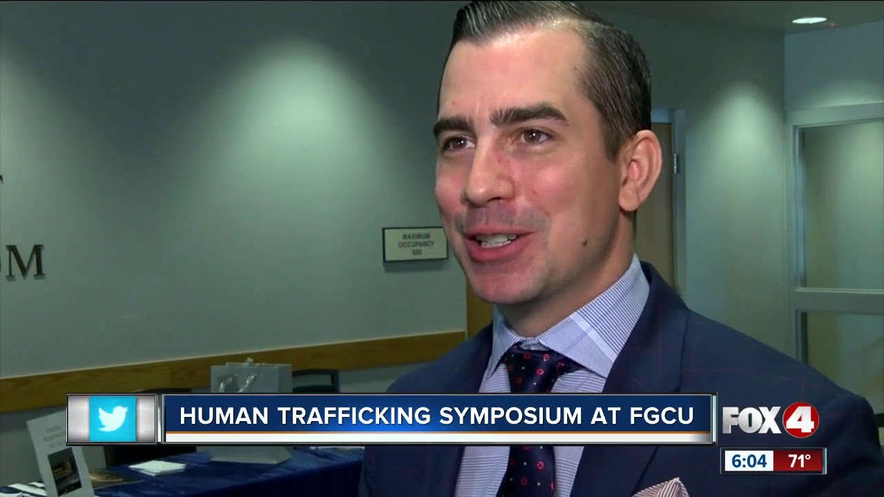 John Walsh's son, Callahan Walsh, speaks at human trafficking symposium ...