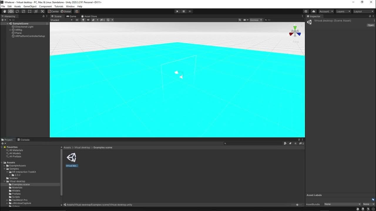 Unity Virtual desktop install - YouTube