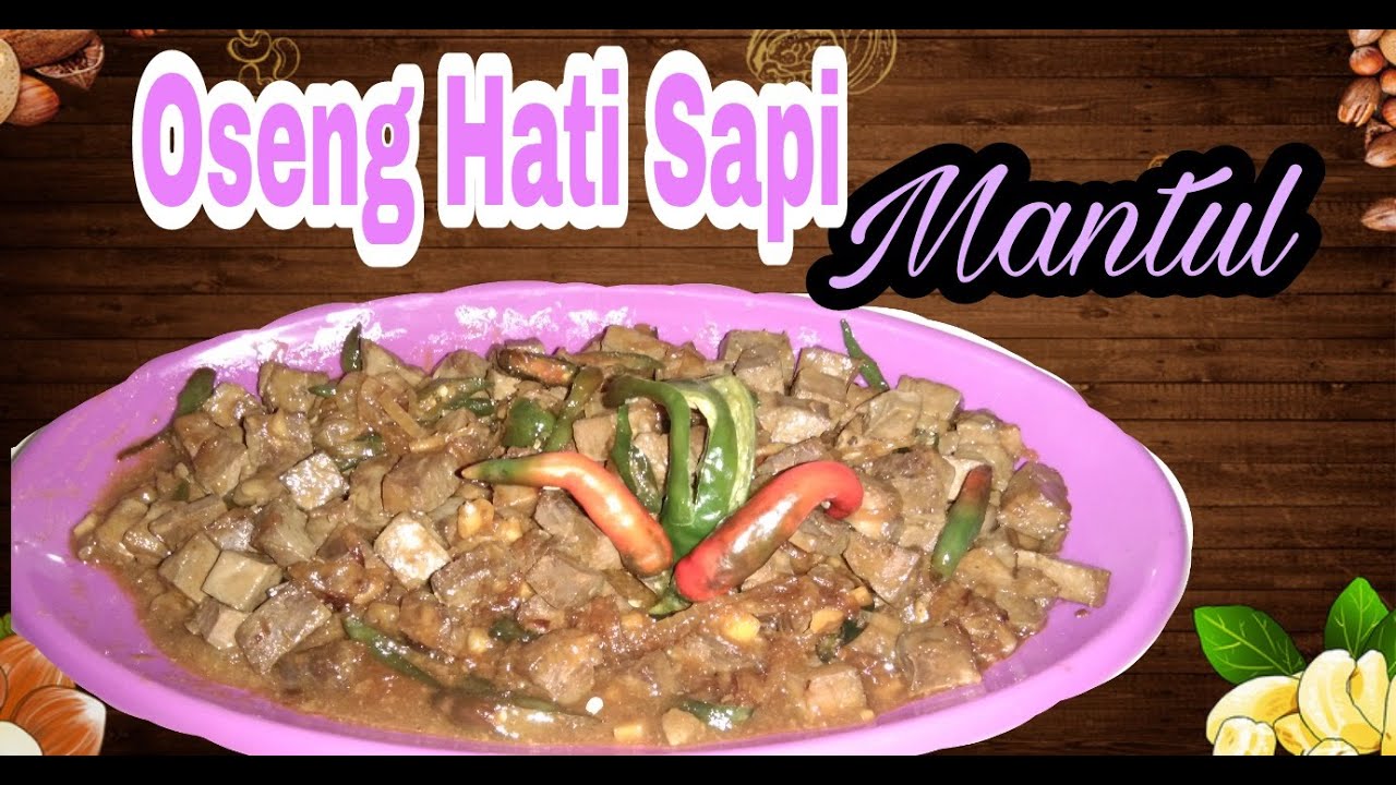 Resep Oseng Hati Sapi Cabai Hijau - YouTube