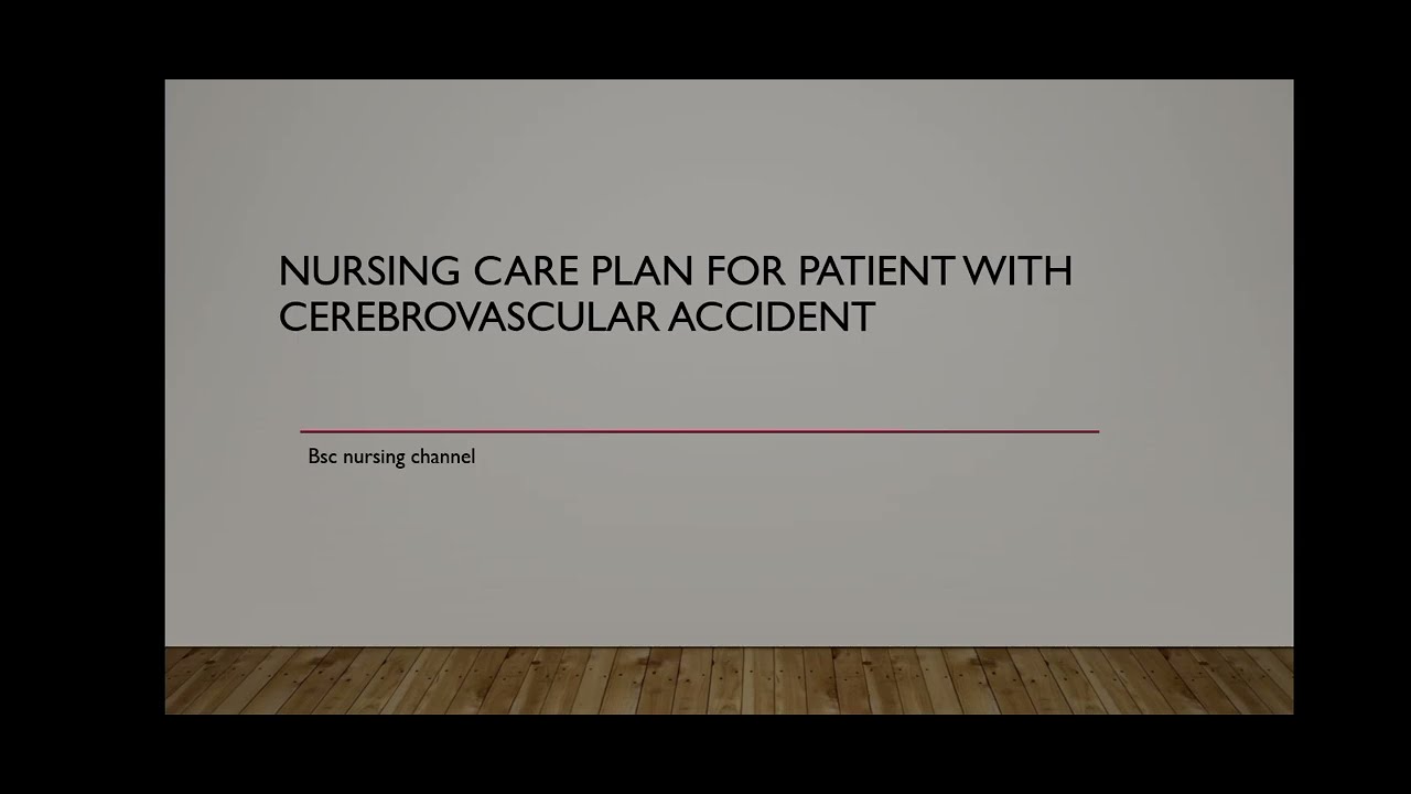 cerebrovascular accident nursing diagnosis #nursingcareplan - YouTube